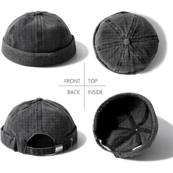 Accessories | Brimless Hats For Men Womens Black | Poshmark